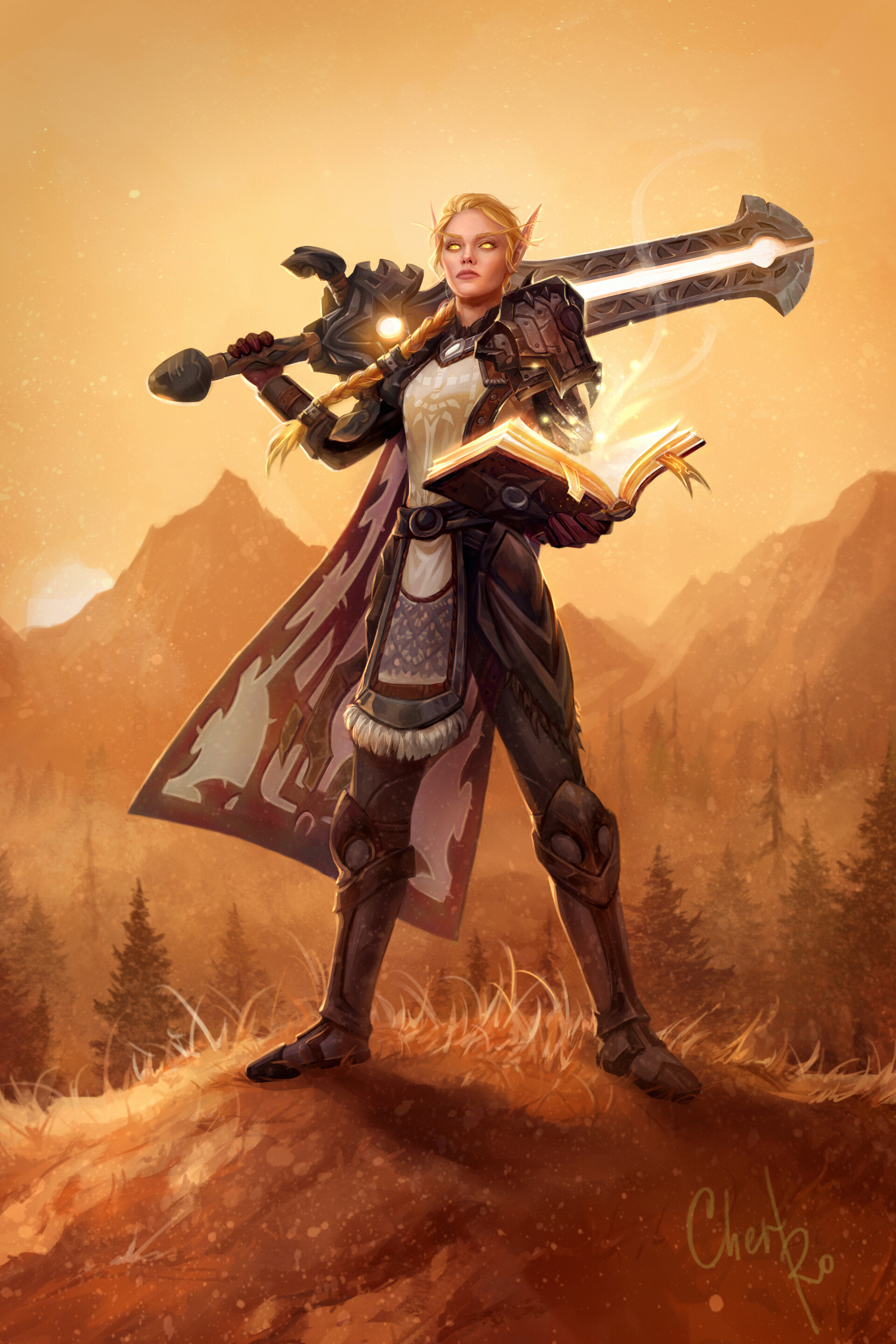 Paladin by Oxana Che | Scrolller