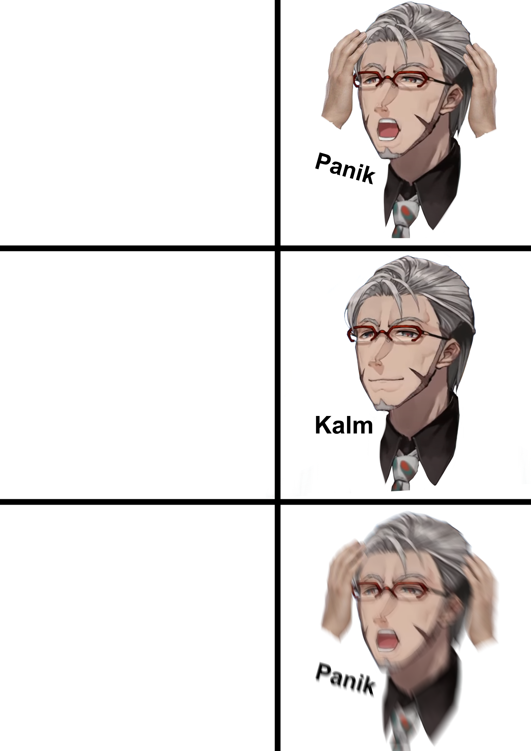 Panik Aruran meme template | Scrolller