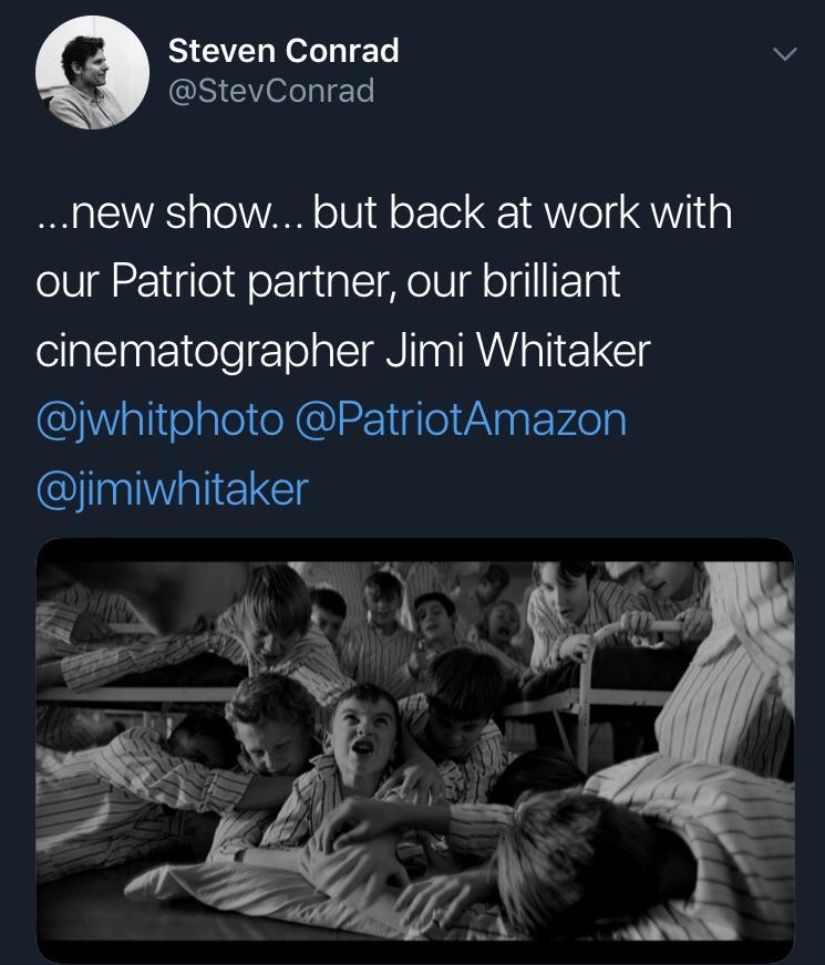 Patriot creator’s new show, Our Lady LTD, have the same Cinematographer that worked also in ...