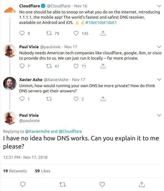 Paul Vixie, creator of the DNS protocol | Scrolller