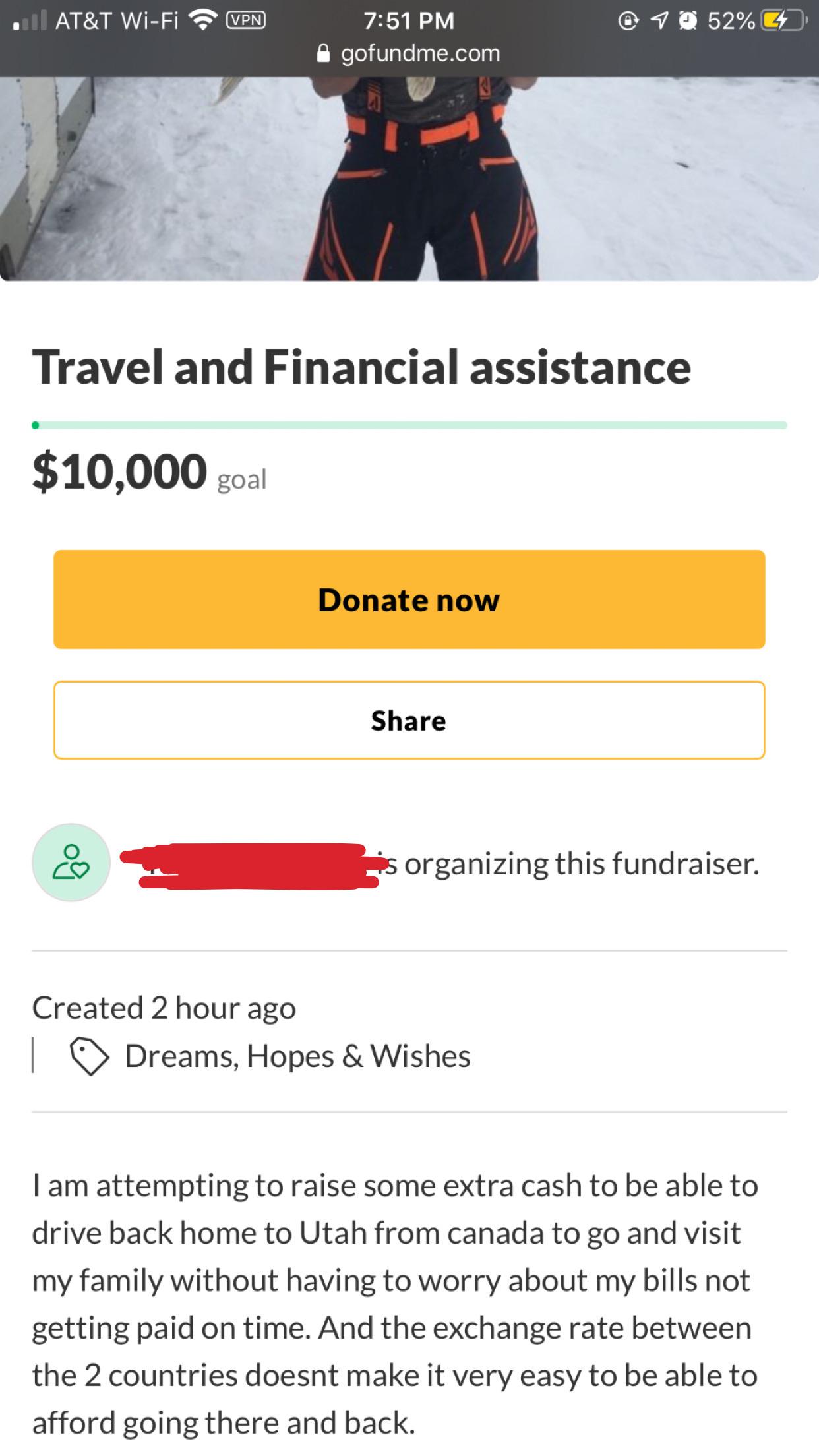 Pay me 10K to visit my family across the border | Scrolller