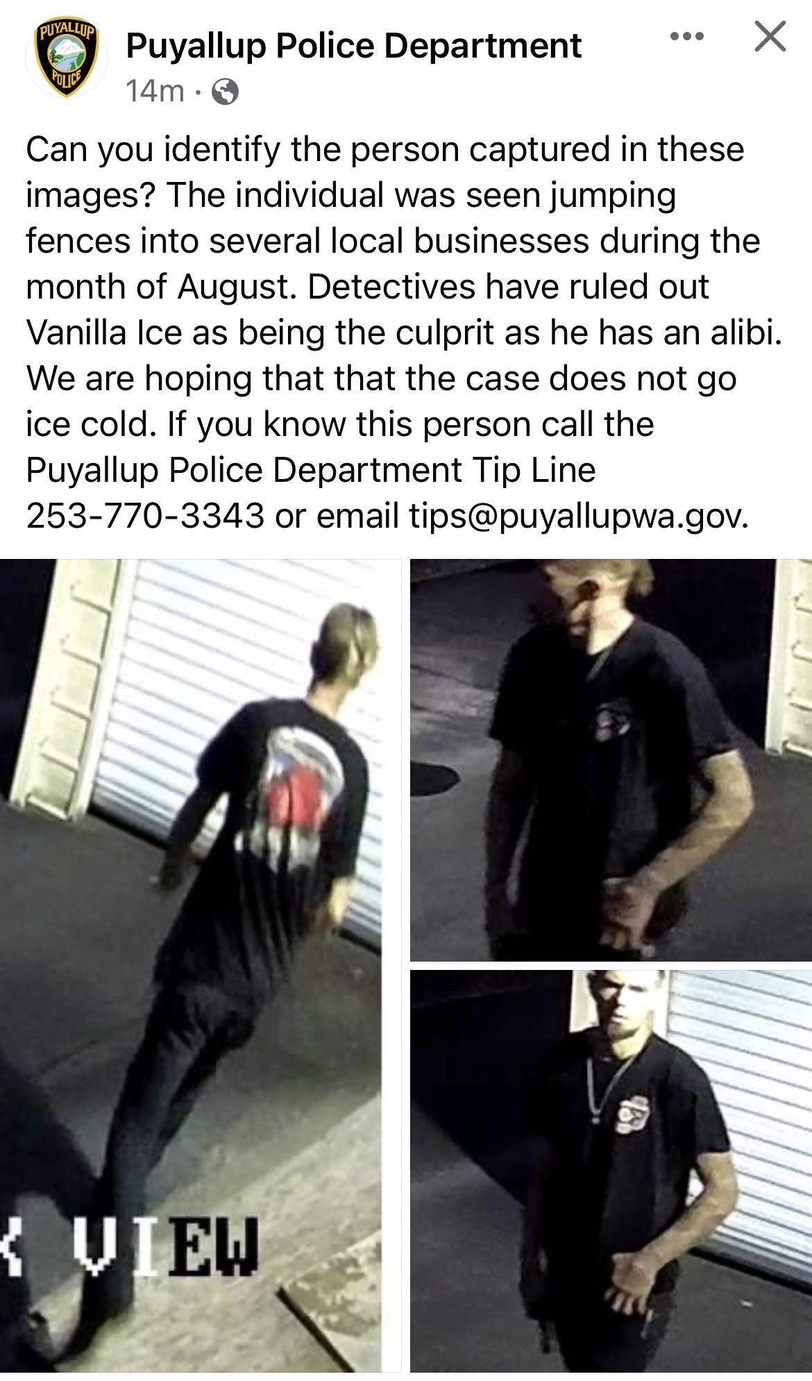 PD posted this to FB today… | Scrolller