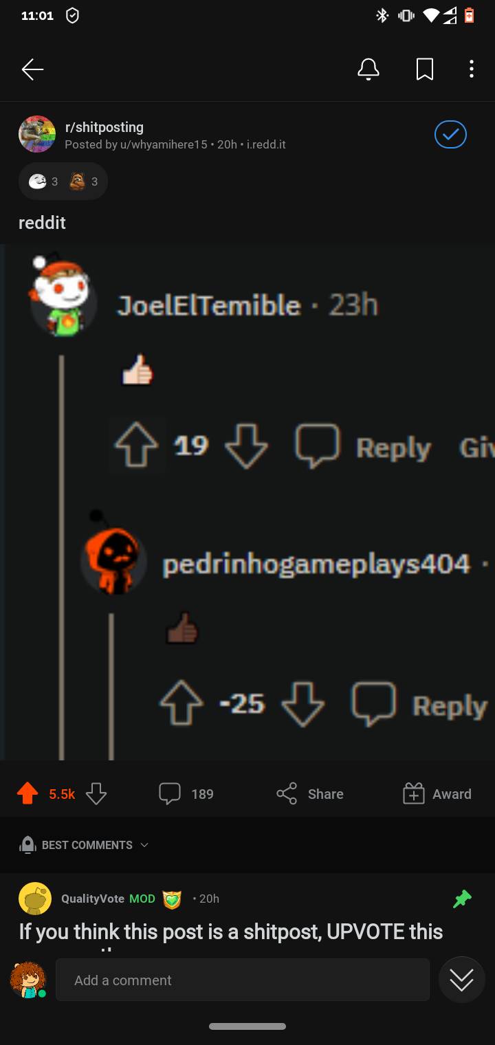 👍🏻 Pedrinhogameplays no r/shitposting | Scrolller