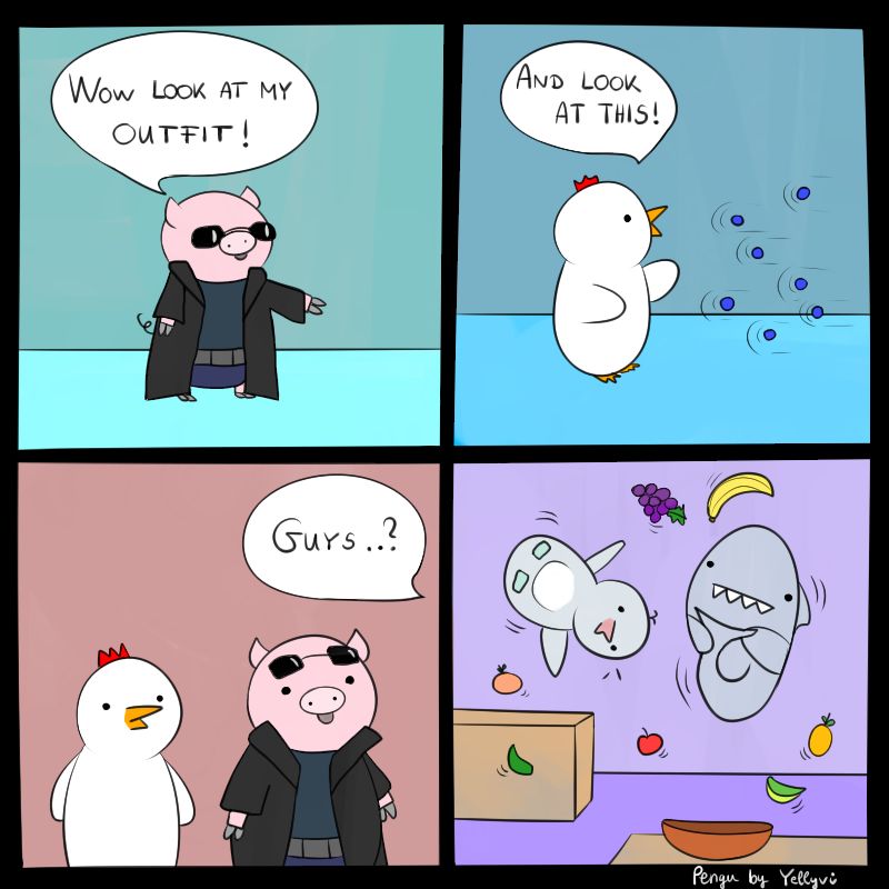 Pengu in The Matrix | Scrolller