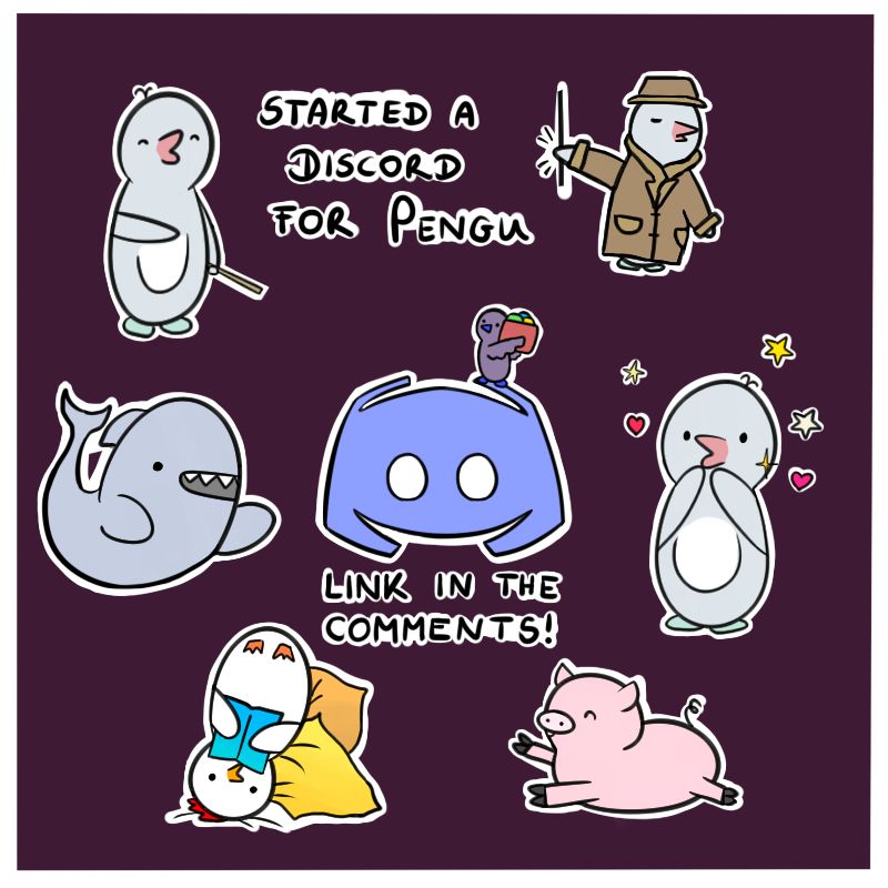 Pengu now has a Discord! | Scrolller