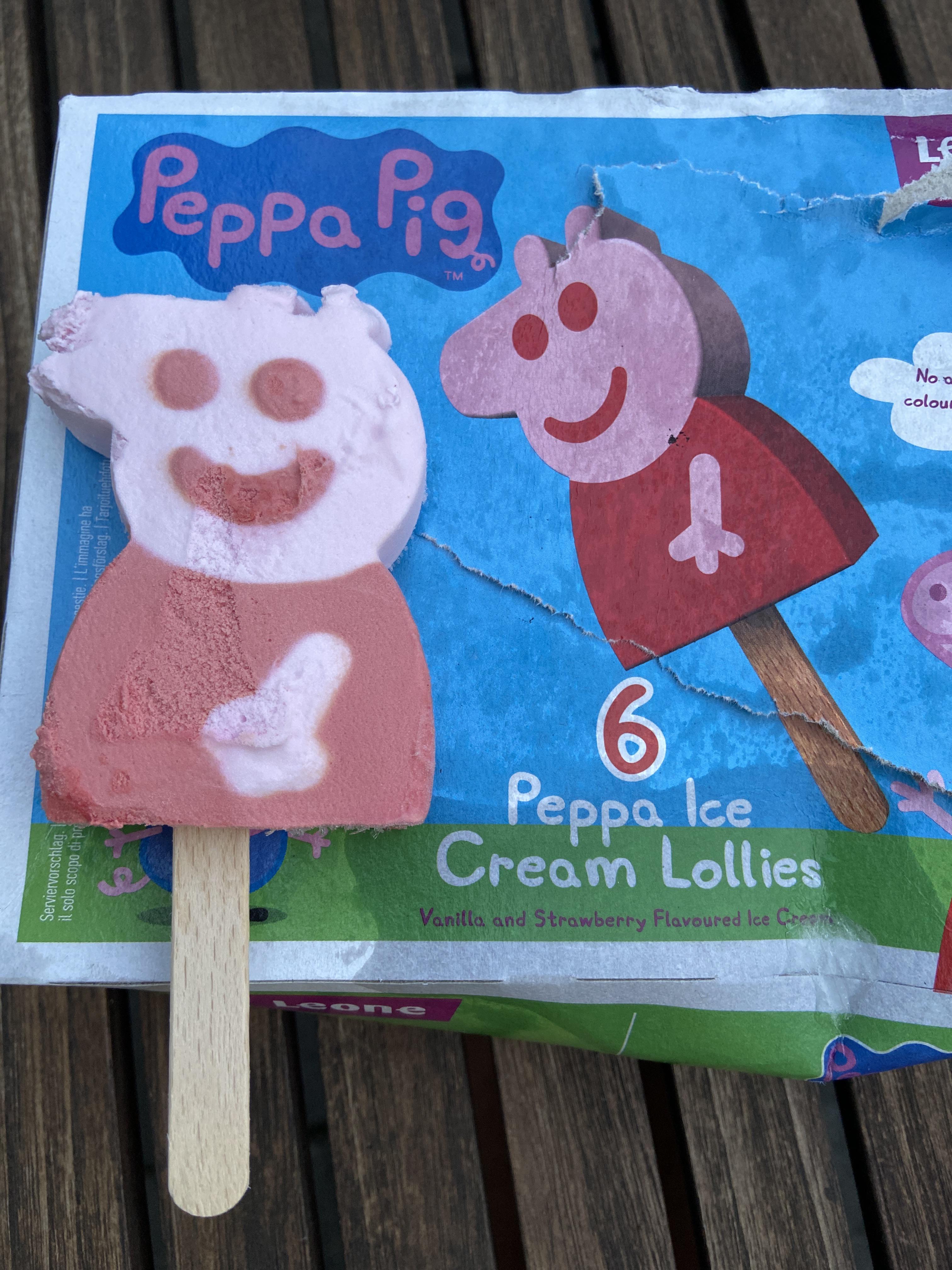 Peppa Pig Ice Cream. Is that an arm or...? | Scrolller