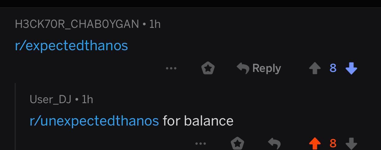 perfectly balanced on this subreddit | Scrolller
