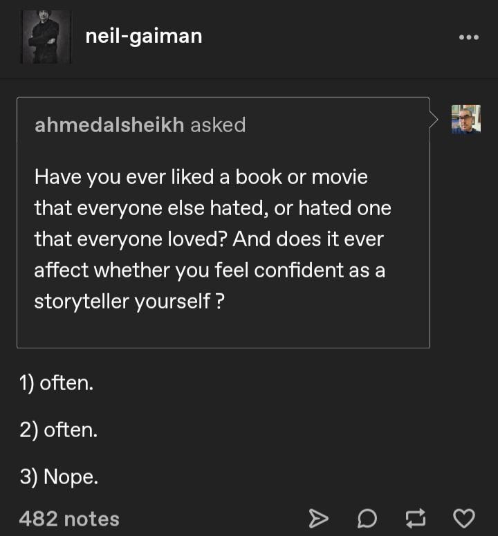 Personal opinion often opposes popular opinion. How you bend your opinion tell something about ...