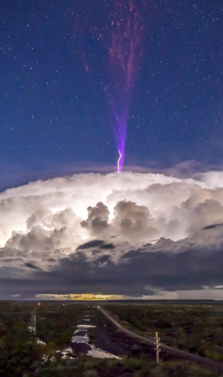 Photographer Jeff Miles witnessed upward firing lightning firsthand in Western Australia, and ...