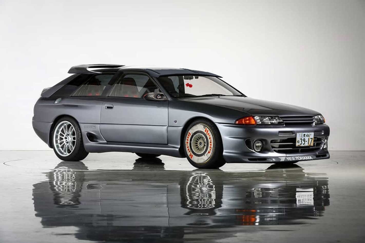 [Photoshop] Nissan R32 HKS Zero R Shooting Brake | Scrolller