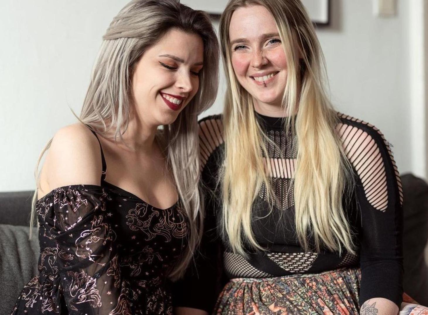 Pia with her best friend Bea. | Scrolller