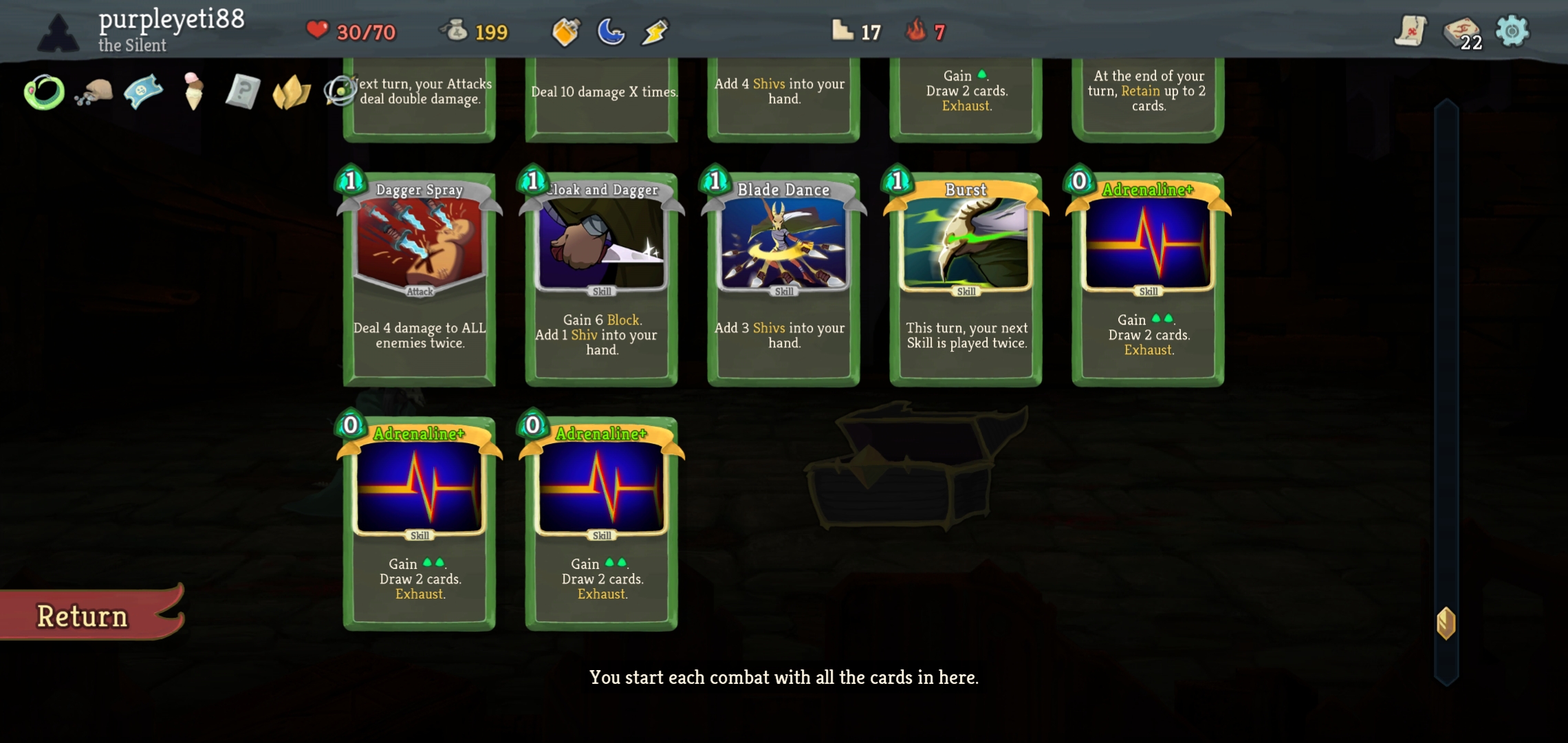 Picked Astrolabe as my first boss reward. Got 3 copies of adrenaline. Made for an easy win ...