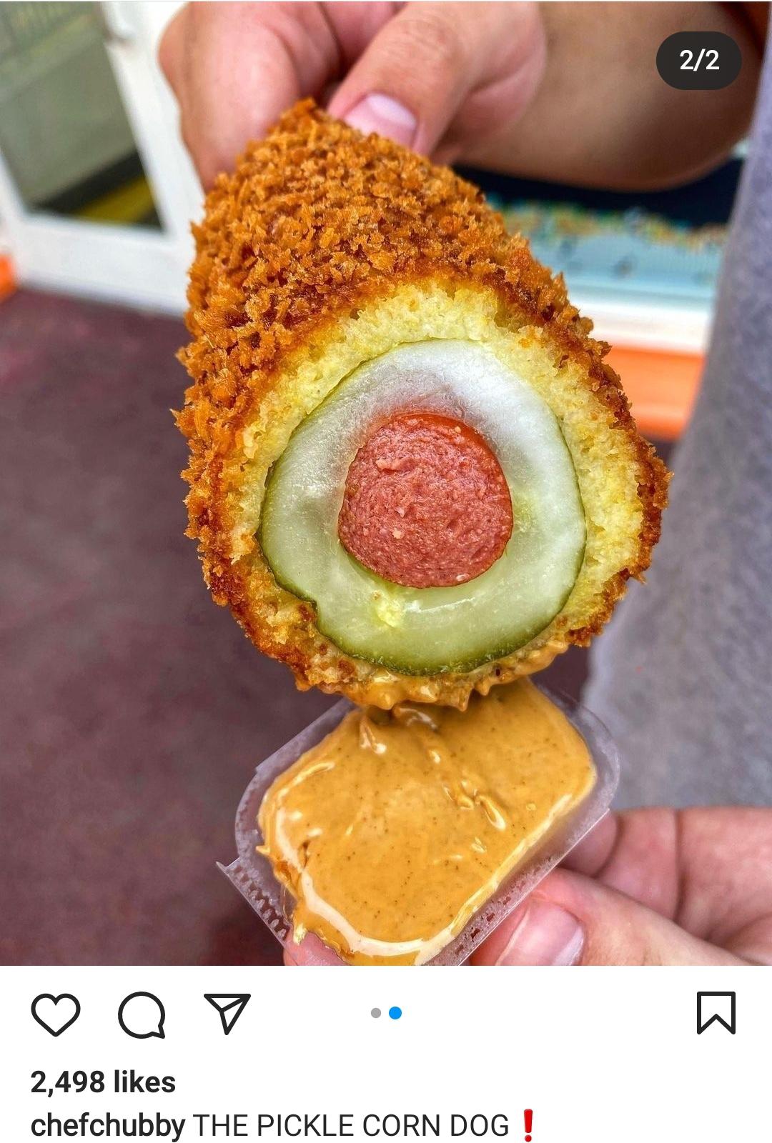 Pickle corn dog | Scrolller