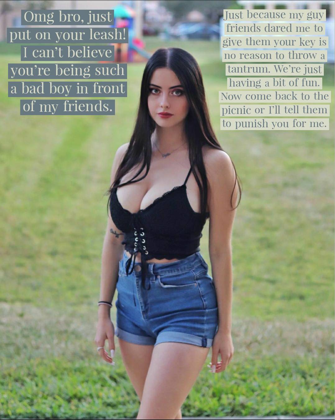 Picnic with big [sis] and her friends [chastity] [femdom] | Scrolller