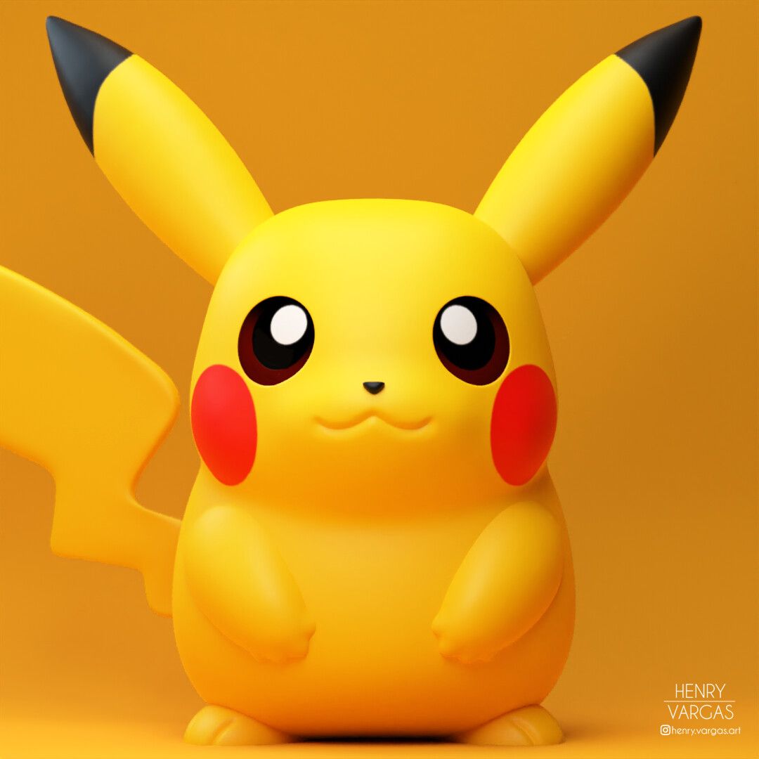 Pikachu by Henry Vargas | Scrolller