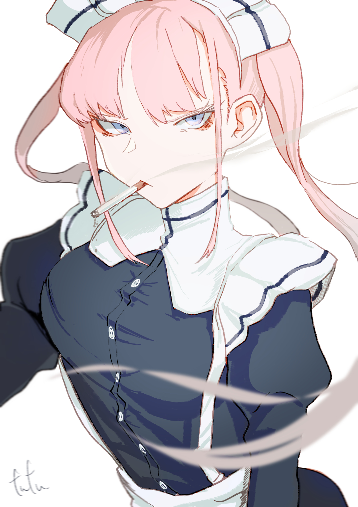 Pink Haired Maid | Scrolller