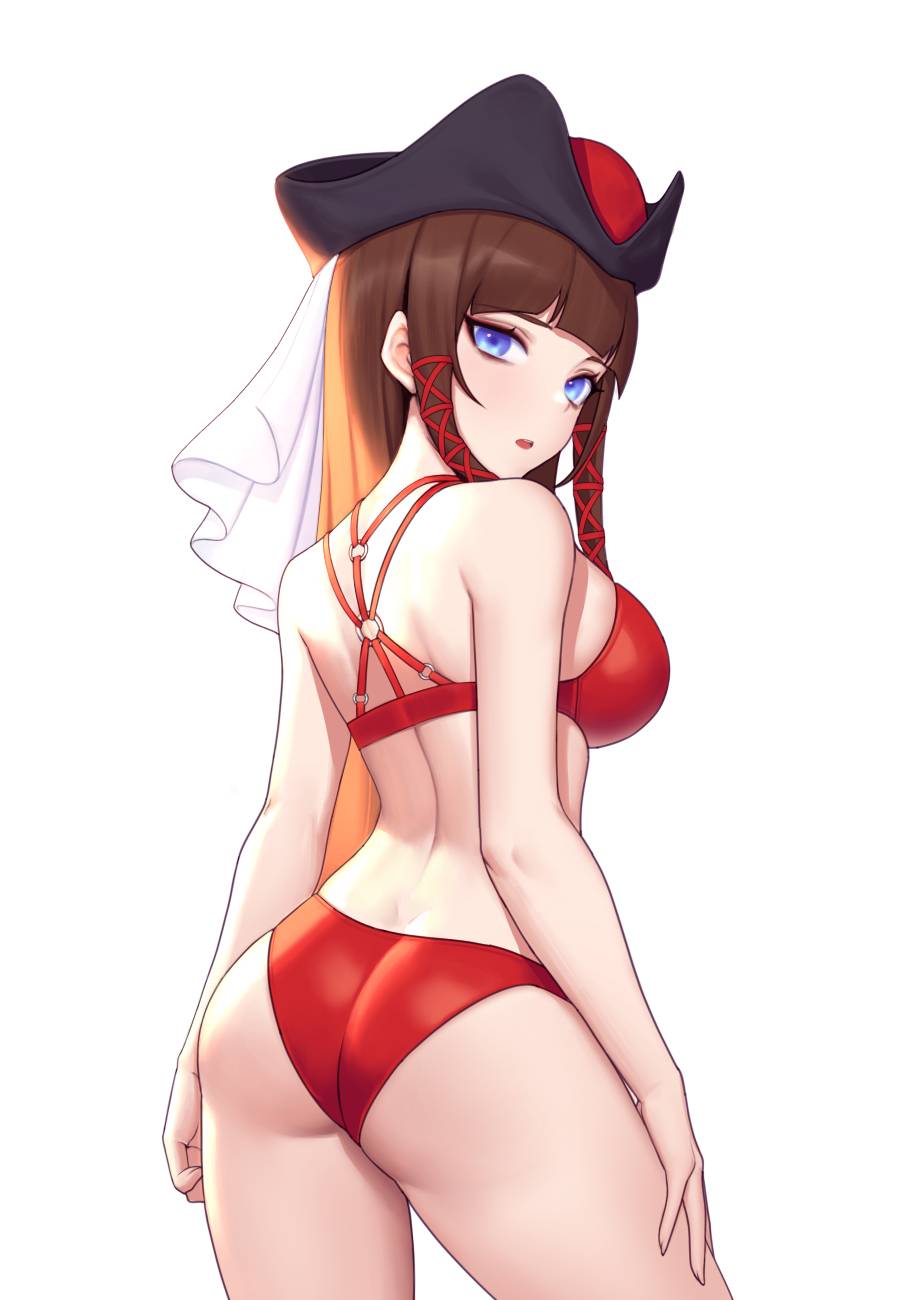 Pirate in a Red Bikini [Original] | Scrolller