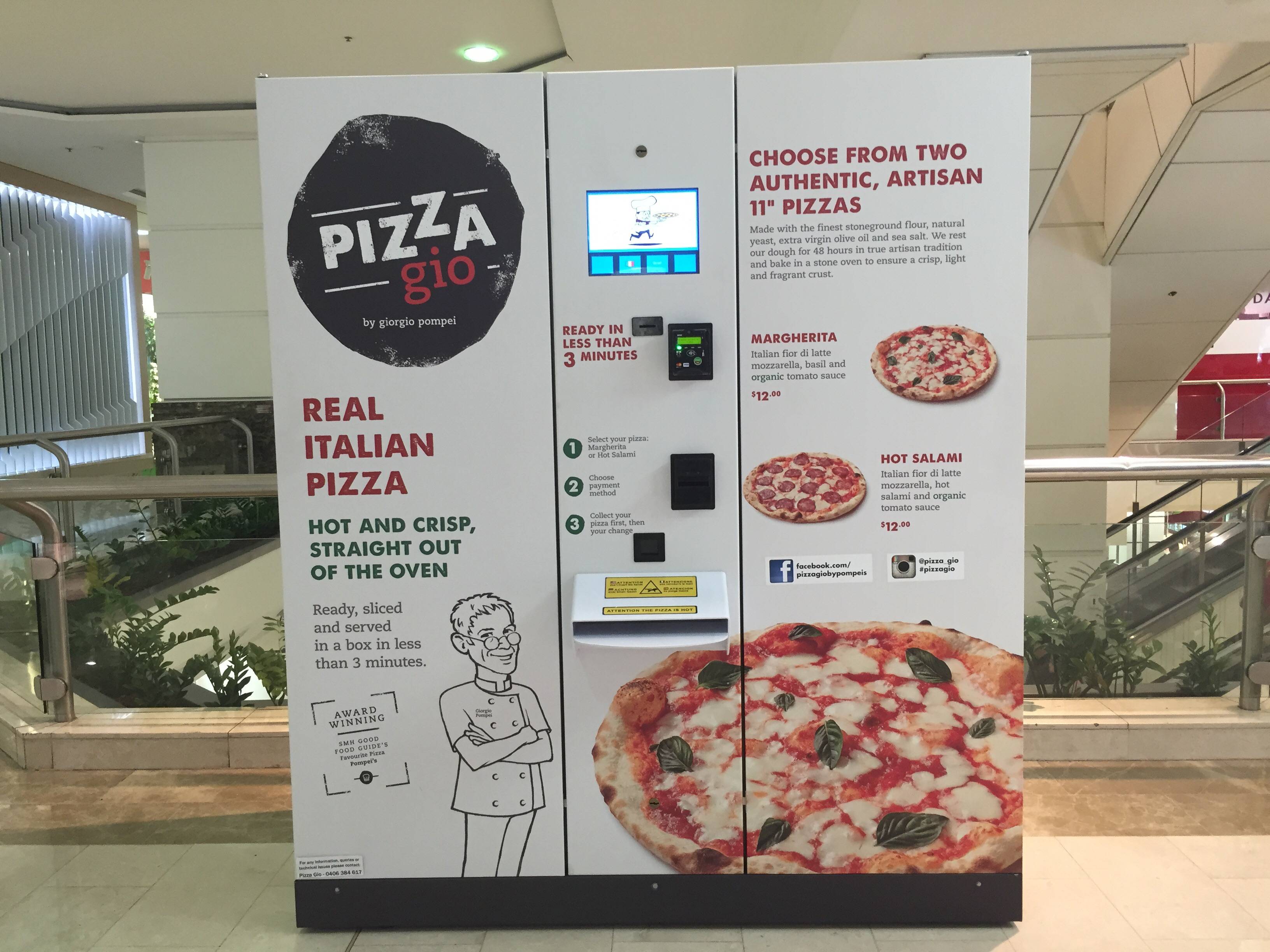 Pizza vending machine | Scrolller