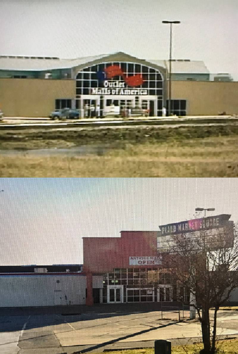 Plano Market Square Mall Was Originally "Outlet Malls of America", Plano Texas | Scrolller