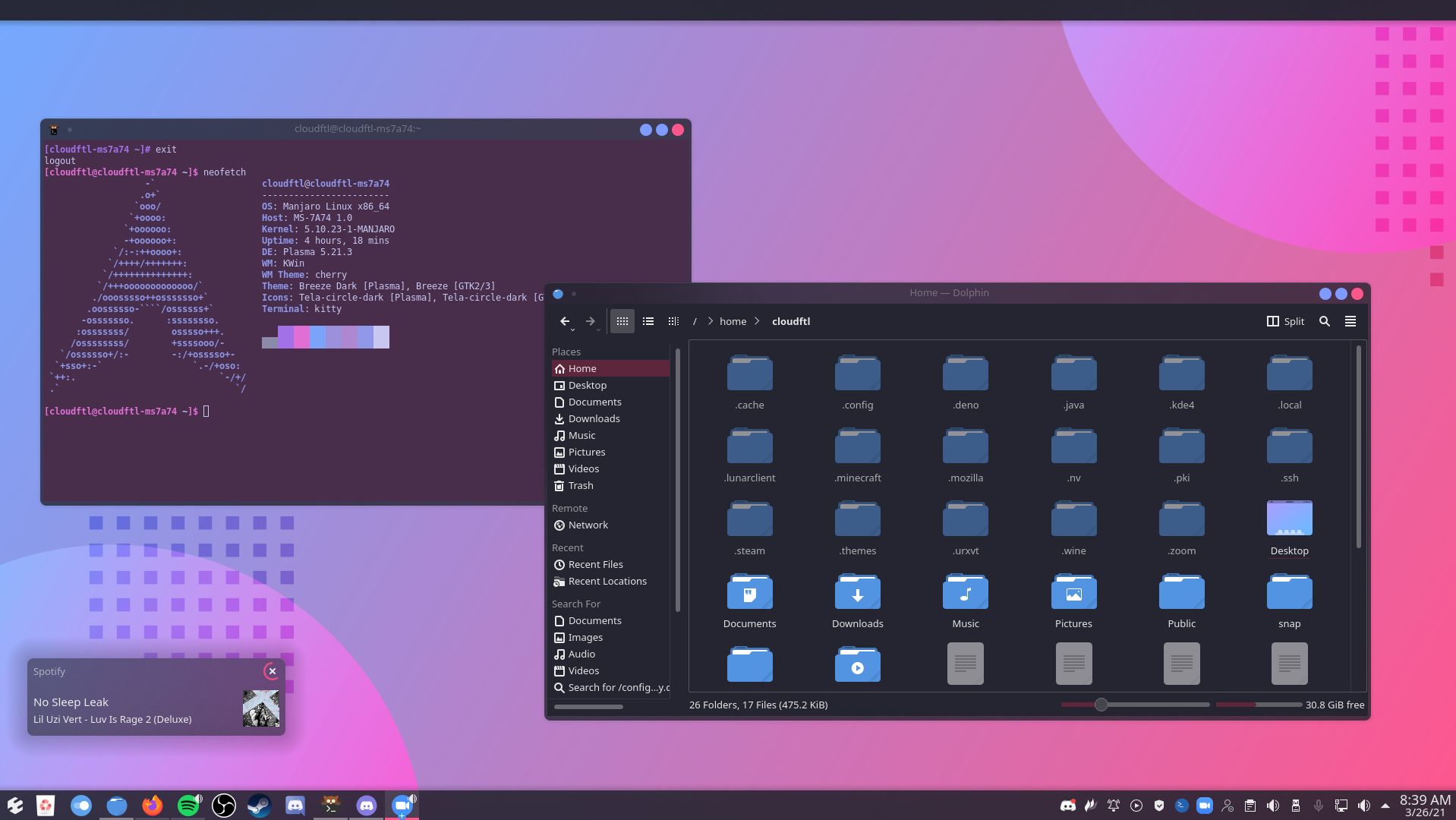 [Plasma/Kwim] my first ever KDE Plasma setup pretty simple but i like it | Scrolller