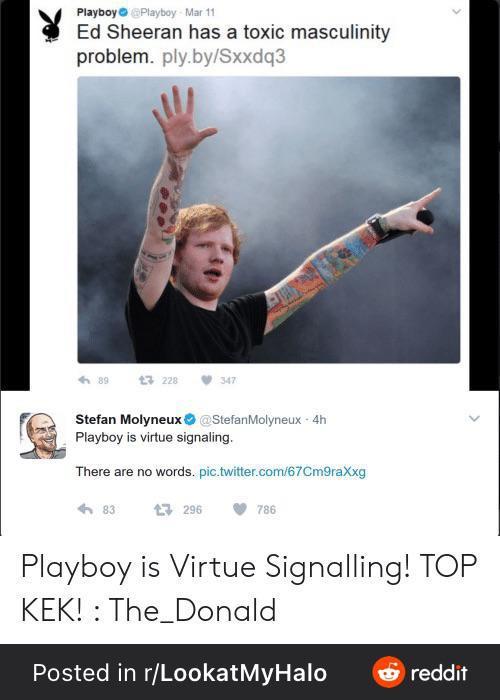 Playboy decides to call out toxic masculinity now | Scrolller