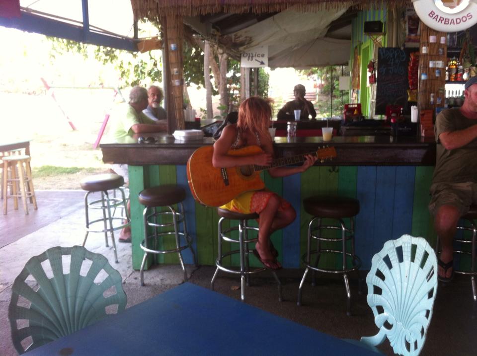 Playing guitar for drinks in St. Thomas | Scrolller