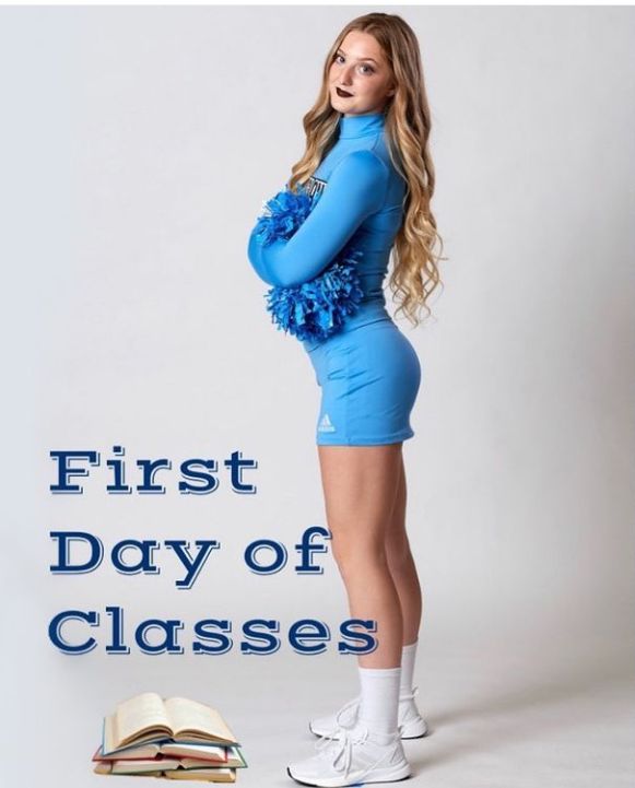 Please support URI cheerleaders in their first day of classes. | Scrolller