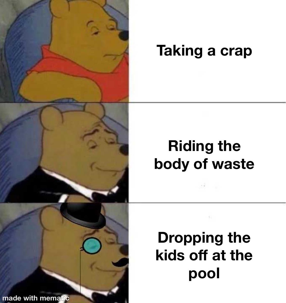 Pooh talking about poo | Scrolller