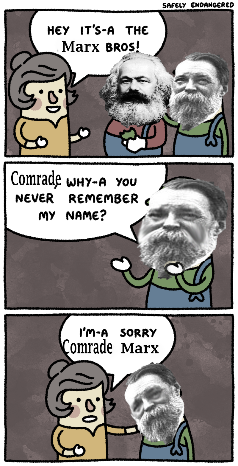 poor comrade marx | Scrolller