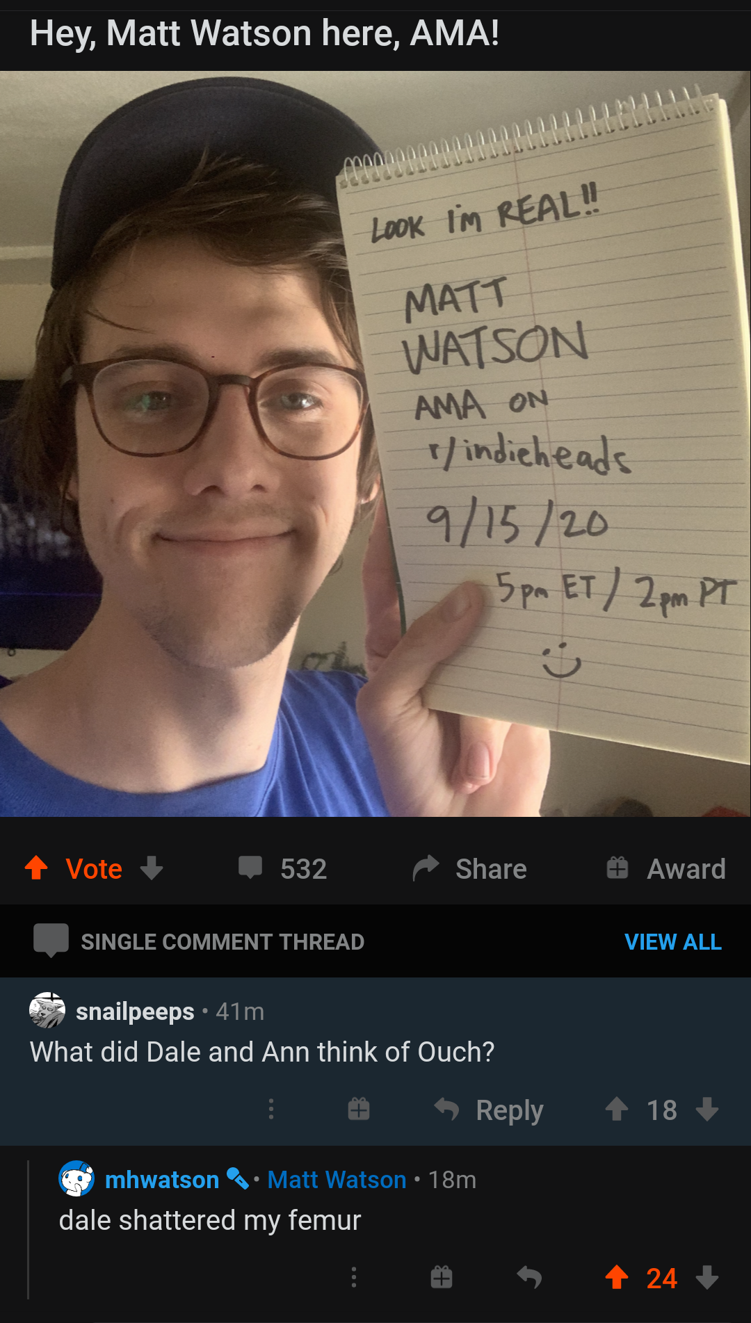 Poor Matt | Scrolller