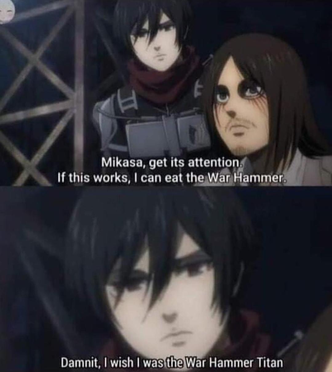 Poor Mikasa | Scrolller