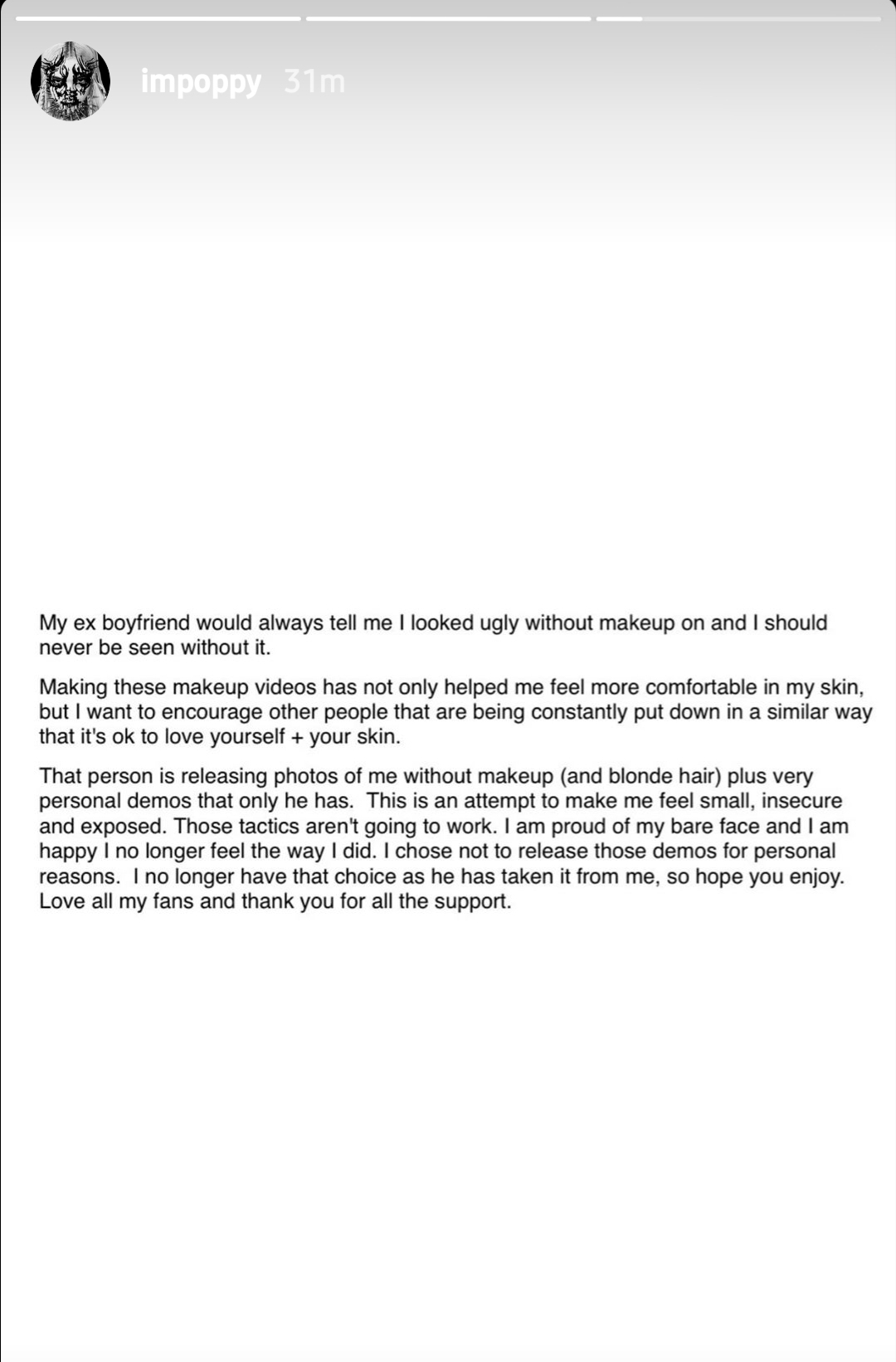 Poppy's recent story is heartbreaking... | Scrolller