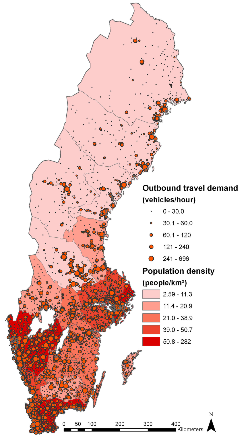 Population density of sweden | Scrolller