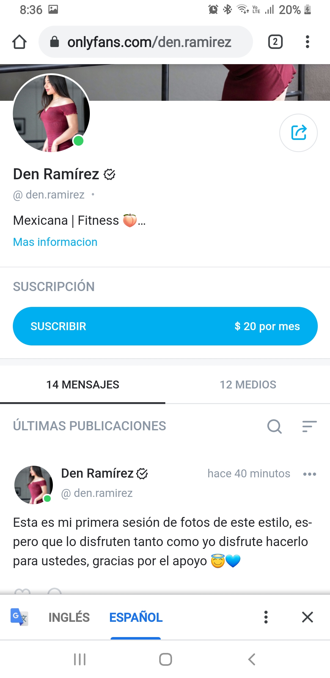 Por fon ya abrió su only | Scrolller