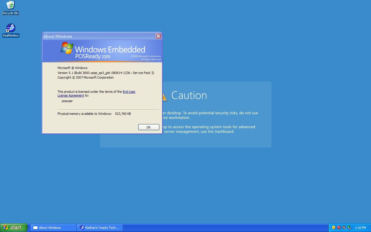 POSReady '09 desktop | Scrolller