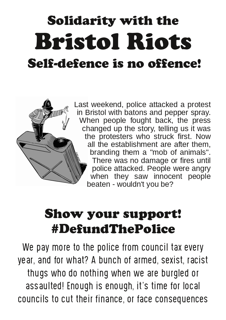Poster: solidarity with Bristol! | Scrolller