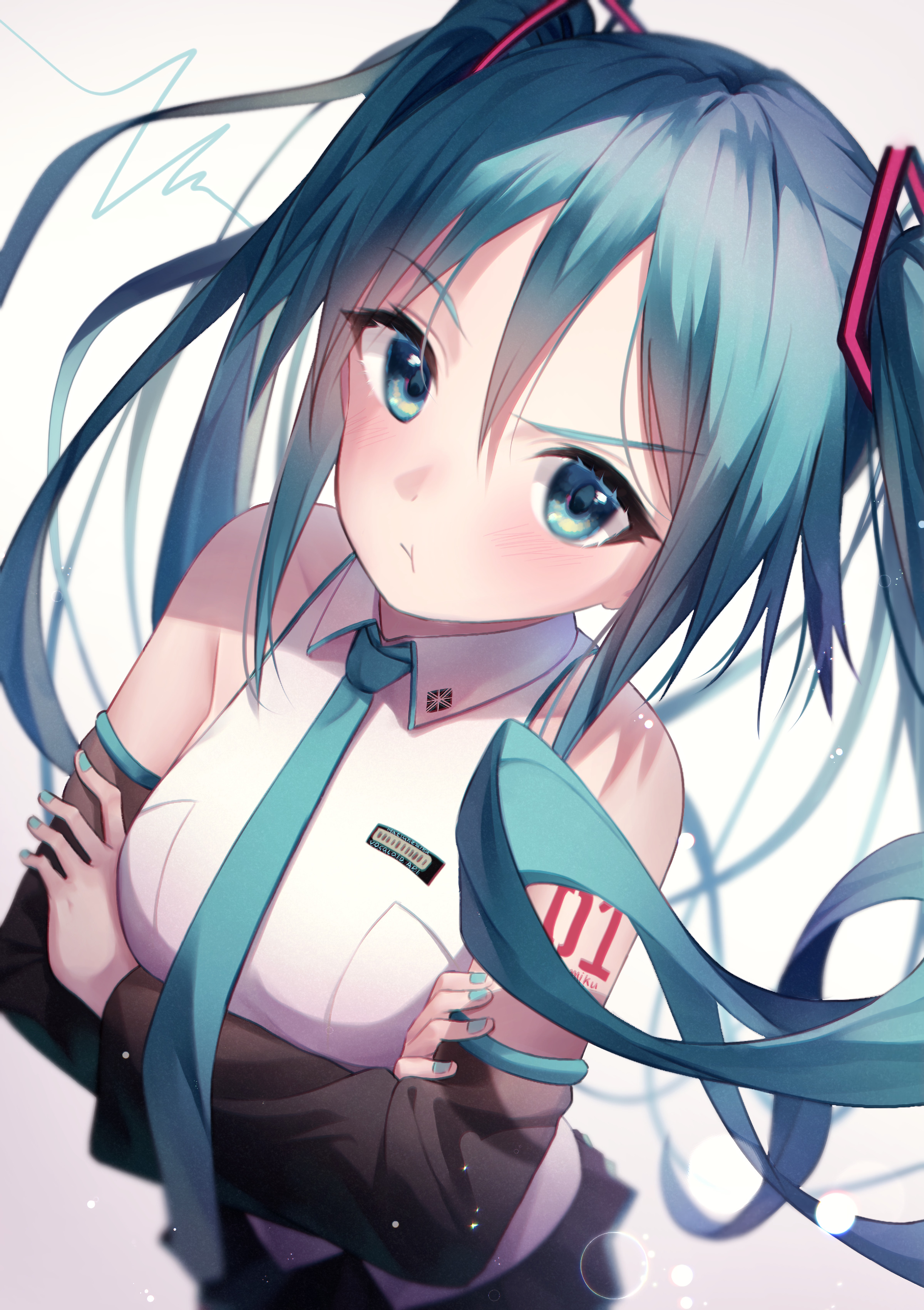 Pouting Miku | Scrolller