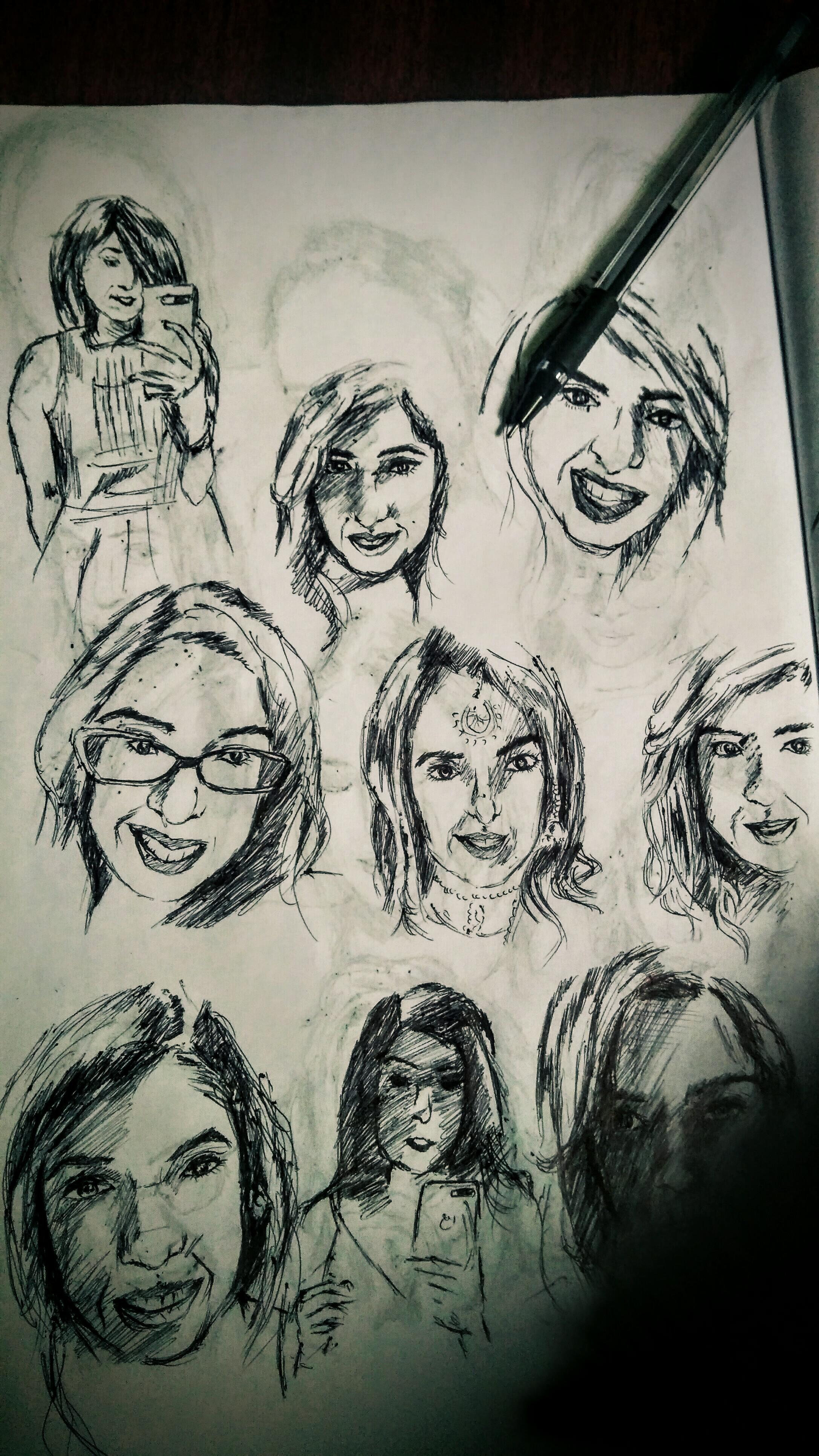 Practicing on feminine face. Reference: u/mildlycuriouss | Scrolller