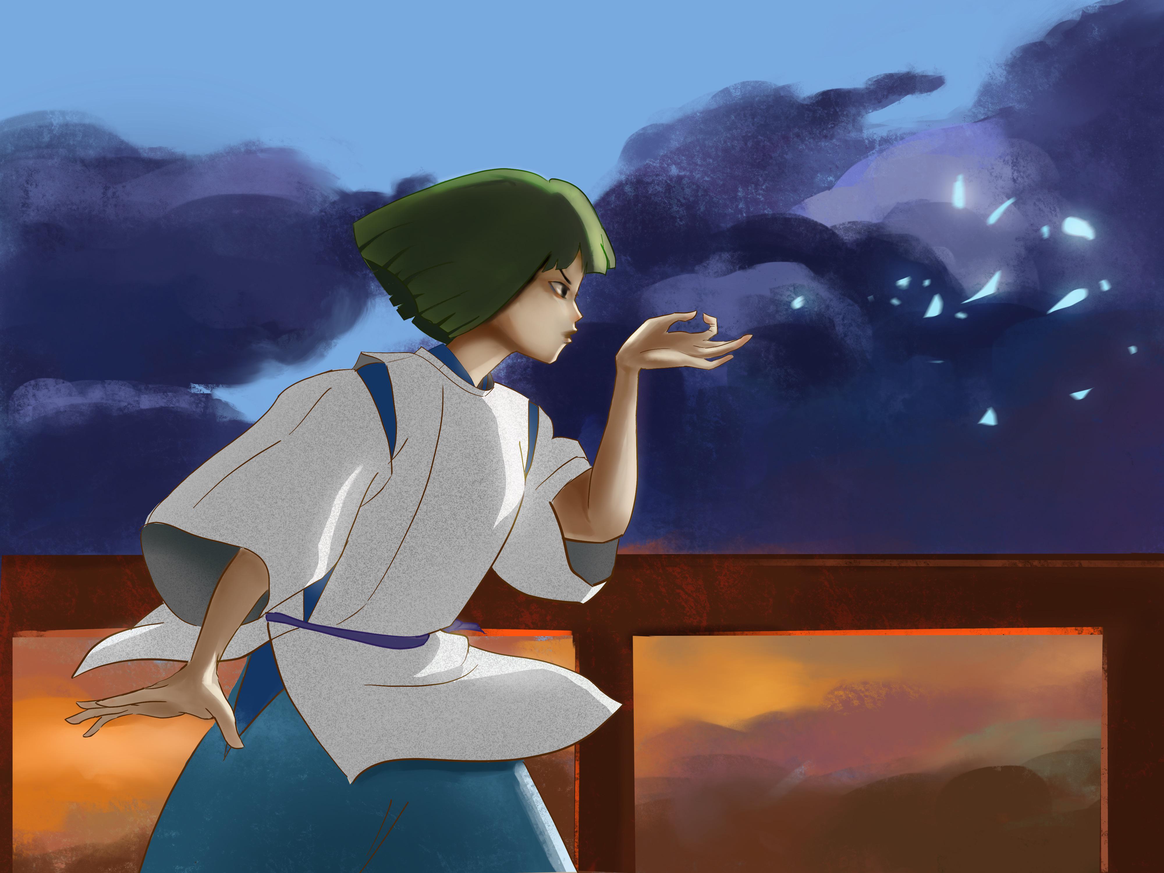 Practising Cel Shading with Ghibli fan art | Scrolller