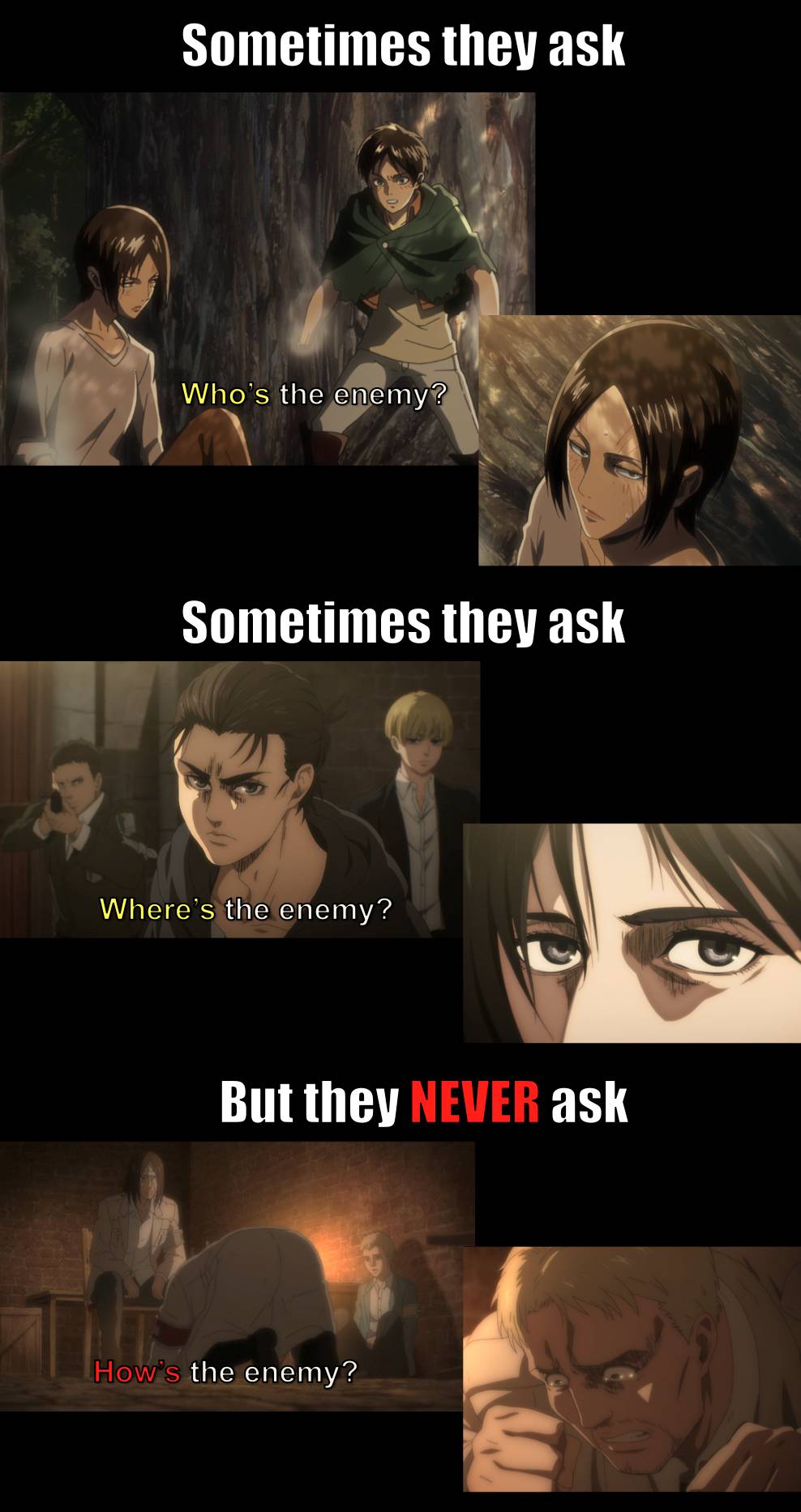 Pretty selfish of Eren tbh | Scrolller