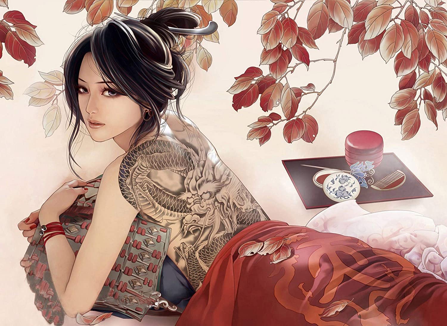 Pretty yakuza woman | Scrolller