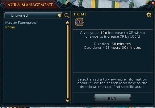 Prime Aura - More XP Handouts.... | Scrolller