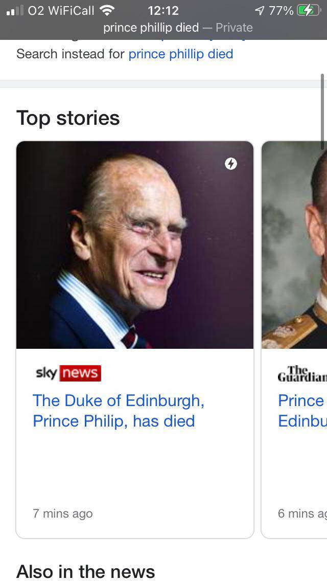 Prince Phillip is officially dead | Scrolller