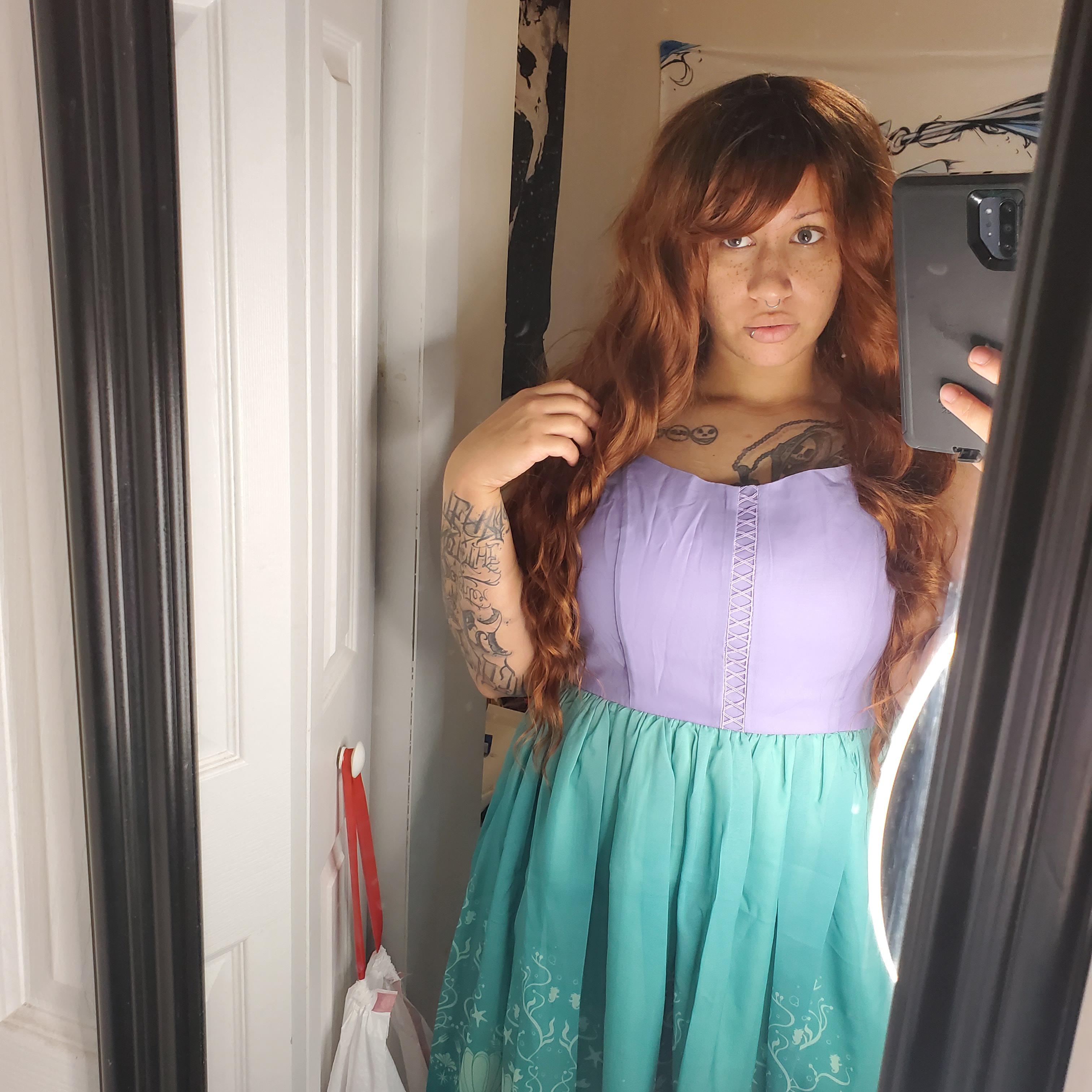 Princess mode activated. Dress by her universe. | Scrolller