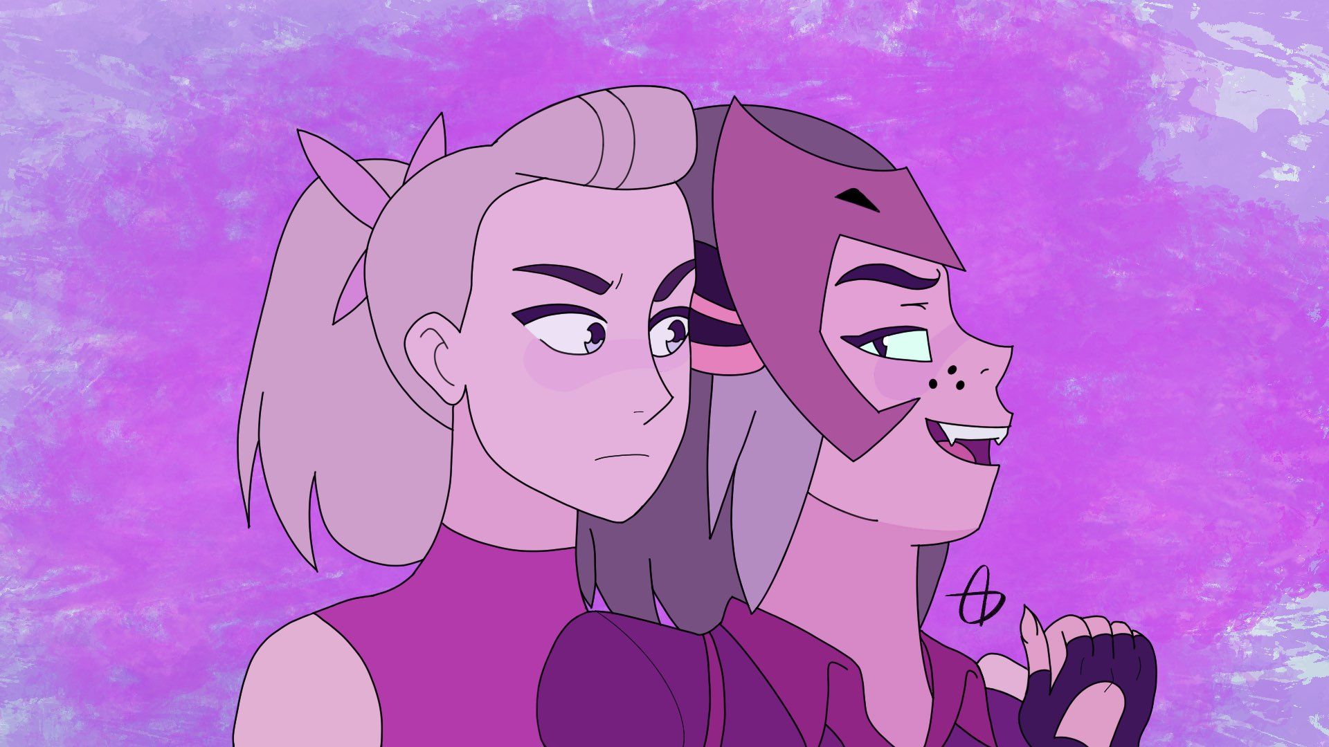 Princess Prom Redraw OC - couldn't stop thinking about them. I'm proud of how it came out ...