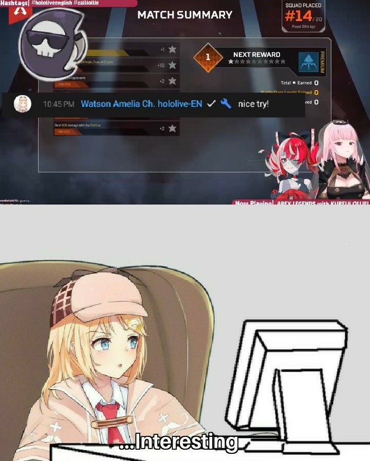 Pro Apex Gamer Ame watchin the collab! | Scrolller