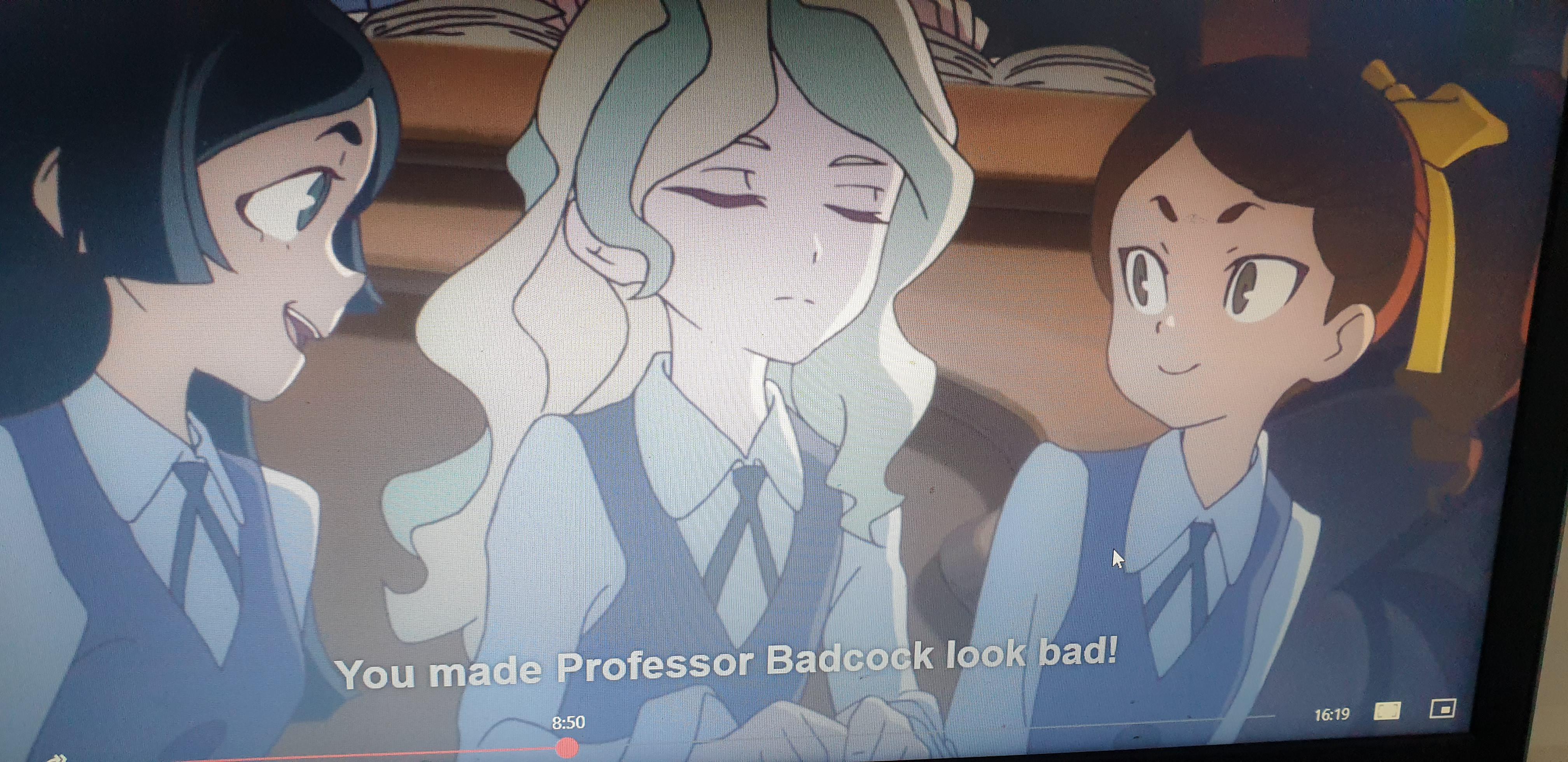 Professor Badcock. | Scrolller