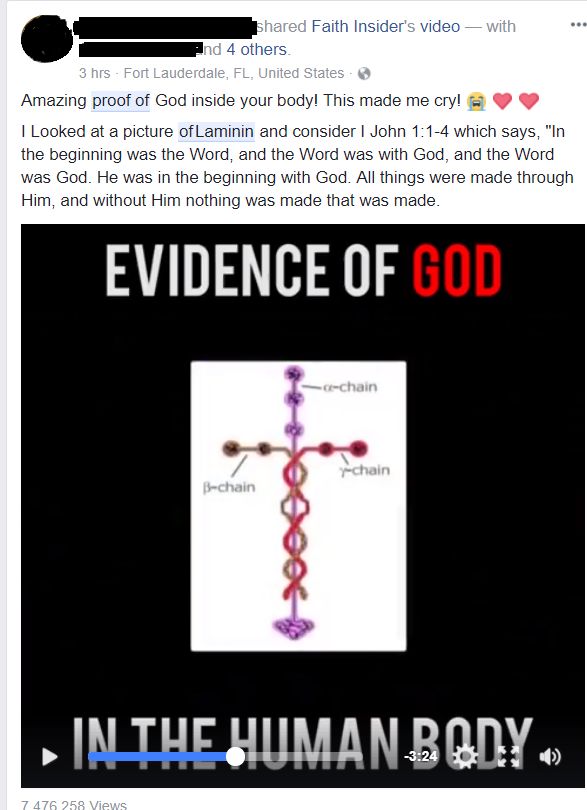 Proof of God in the Human Body: The Structure of Laminin in the Shape ...