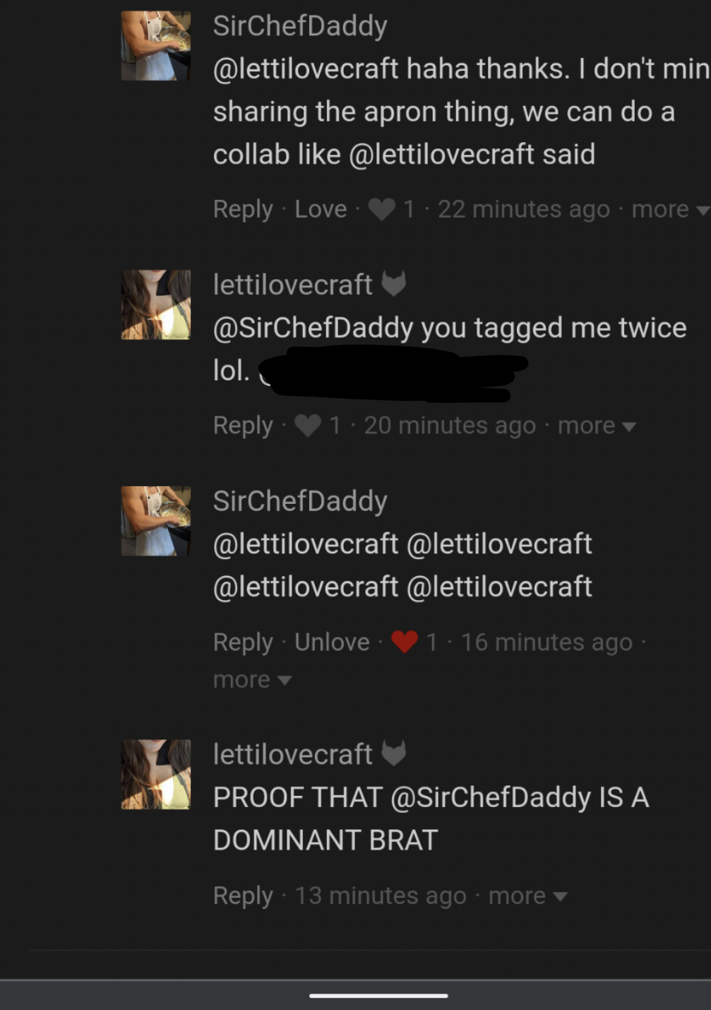 Proof that my Dom is a brat. | Scrolller