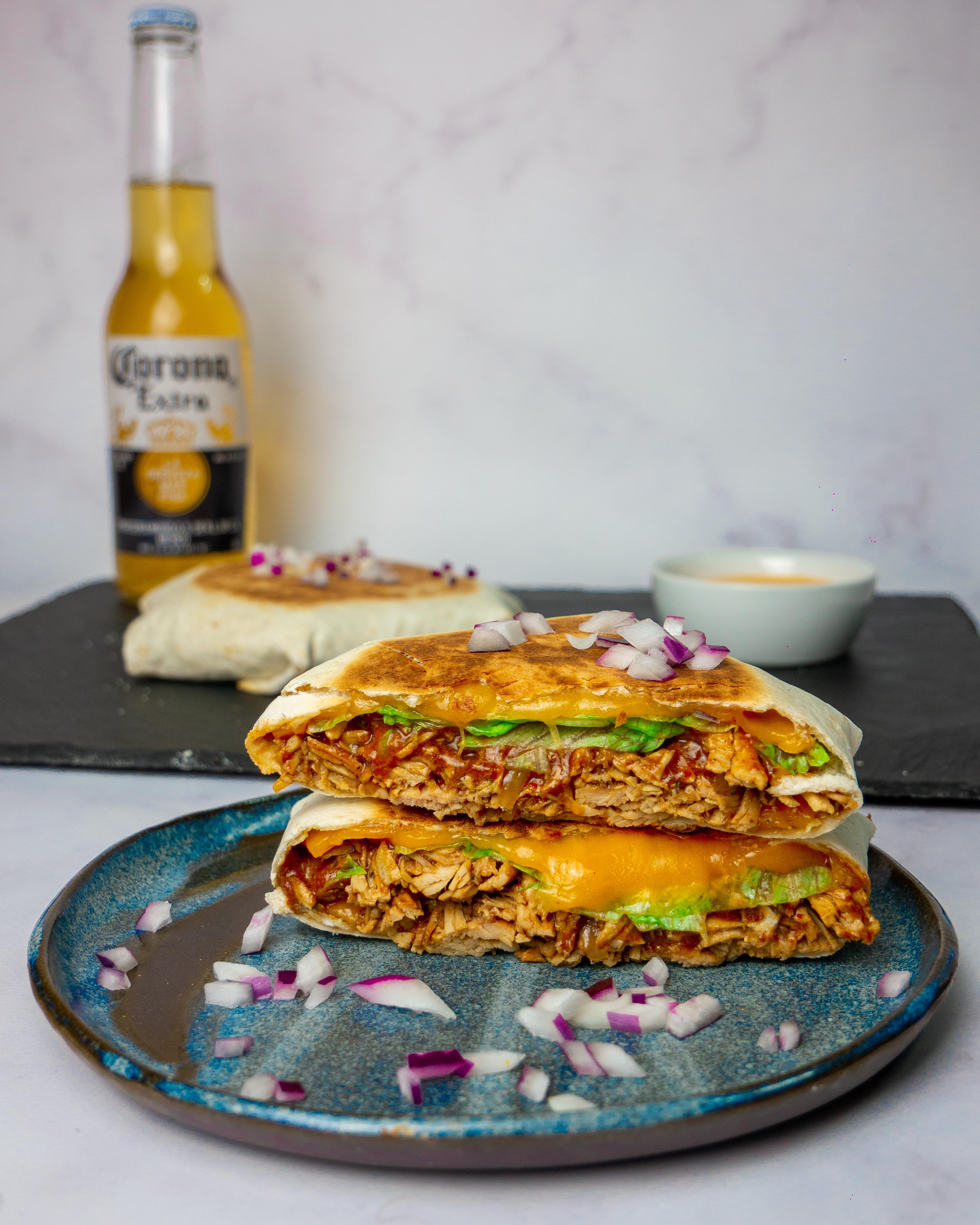 Pulled BBQ Chicken wraps | Scrolller